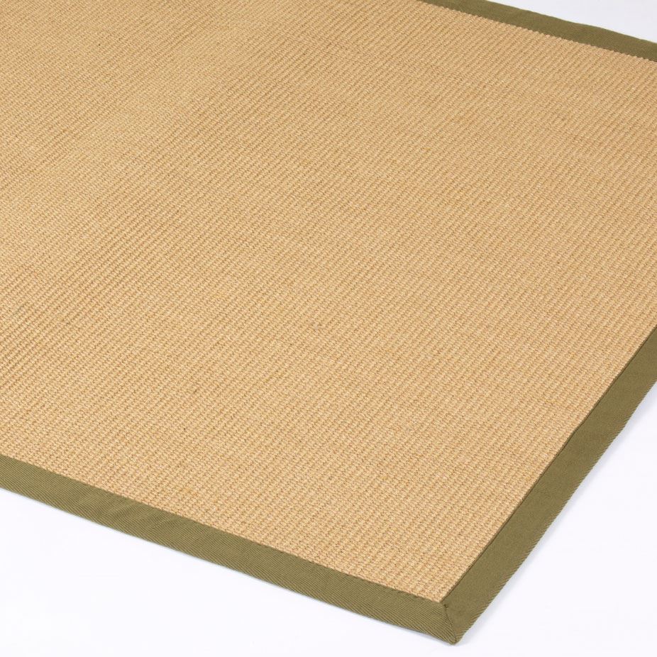 Swinton Sisal Jute Boucle Green Rug